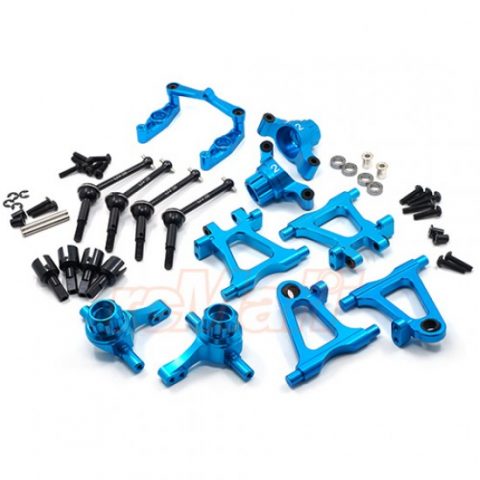 TT02-S01BU Tamiya TT-02 Aluminium Essential Conversion Kit | Cleveland ...